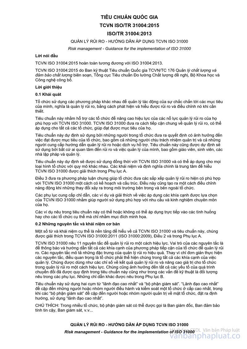 Tiêu chuẩn quốc gia TCVN 12291:2018 (ISO 30409:2016) về Quản lý nguồn ...