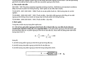 Tiêu chuẩn quốc gia TCVN 7090:2002 về Cây đầu lọc