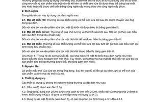 Tiêu chuẩn quốc gia TCVN 6842:2007 (ISO 8967:2005) về Sữa bột và sản ...