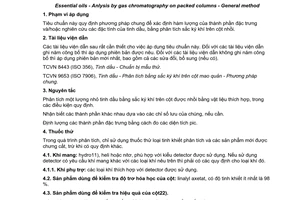 Tiêu chuẩn quốc gia TCVN 11584:2016 (ISO 17494:2001) về Chất chiết thơm, chất thơm thực phẩm và ...