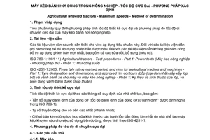 Tiêu chuẩn quốc gia TCVN 9196:2012 (ISO 10998 : 2008) về Máy kéo nông ...