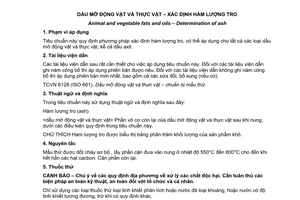 Tiêu chuẩn quốc gia TCVN 10732:2015 về Sản phẩm cacao - Xác định hàm lượng tro