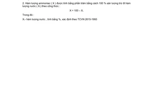 Tiêu chuẩn quốc gia TCVN 2615:2008 (ISO 7108 : 1985) về Dung dịch amoniac sử dụng trong công ...